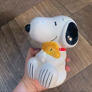 Peanuts | Accents | Snoopy And Woodstock Ceramic Collectors Sculpture ...